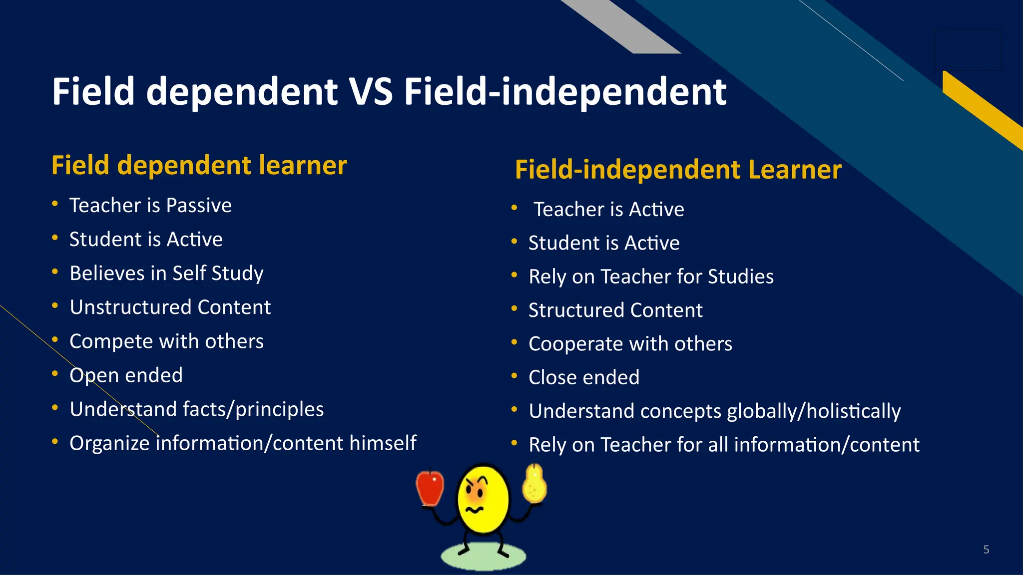 field dependent and independent learners.pptx