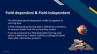 field dependent and independent learners.pptx