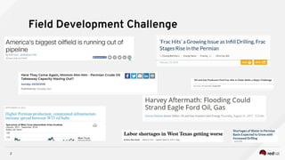 Field development and operational optimization for unconventionals | PPT