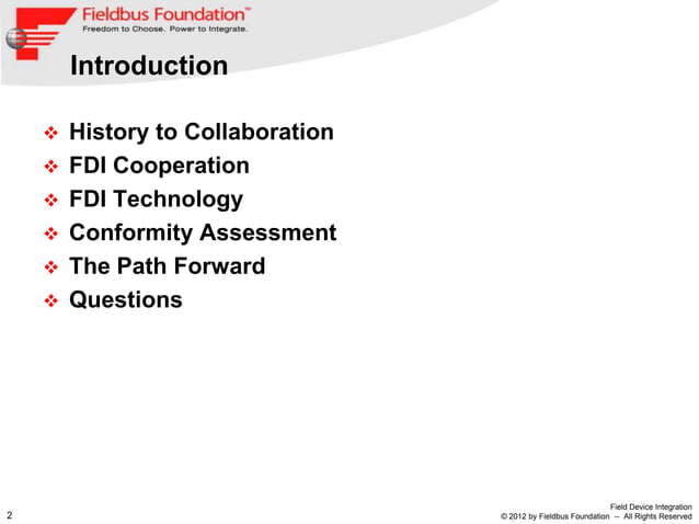Field device integration evolution in asset integration | PPTX ...