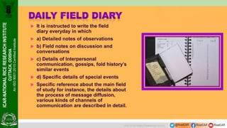 Field Diary and lab record, Importance.pdf | Science