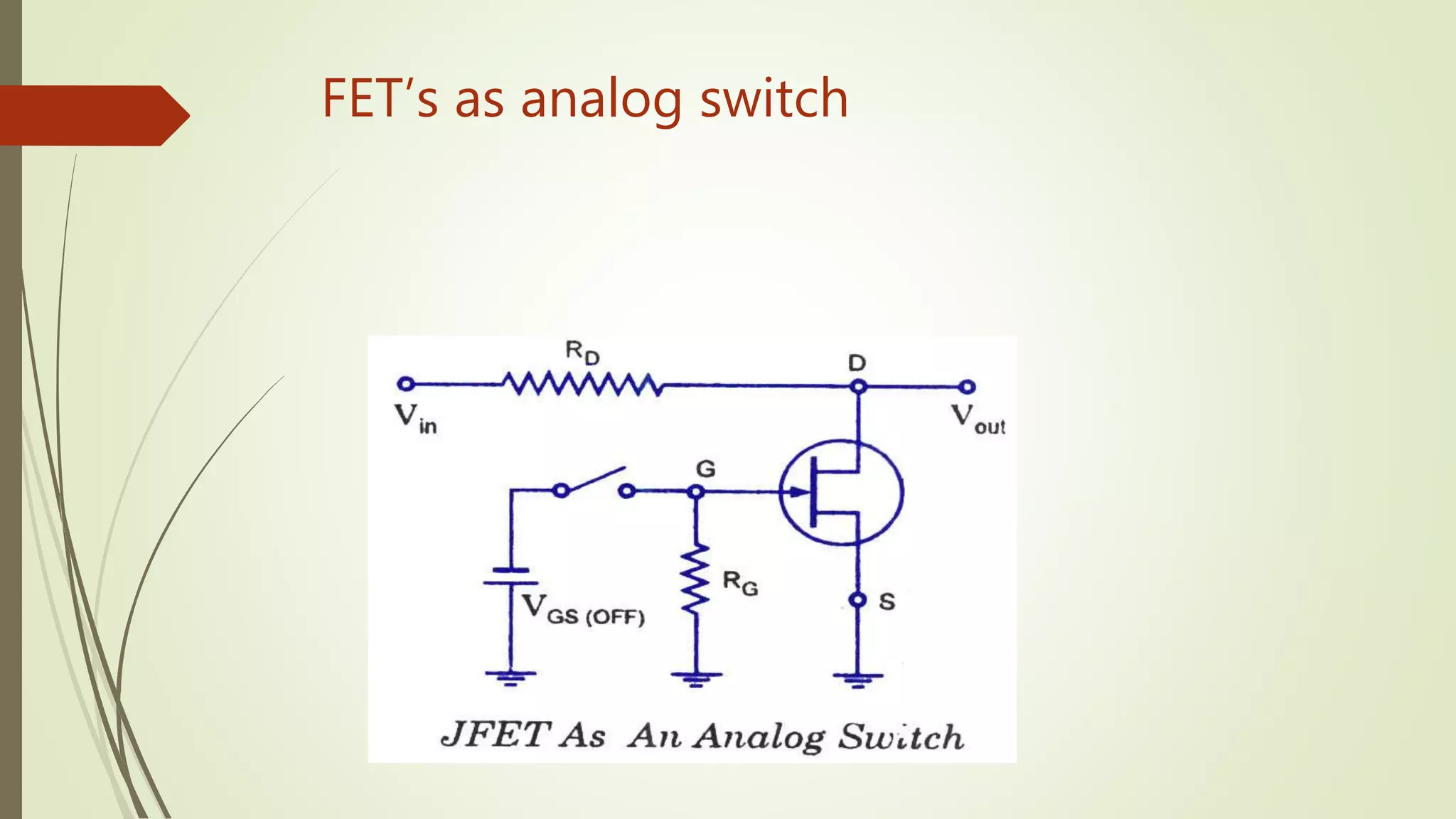 Field Effect Transistor Ppt