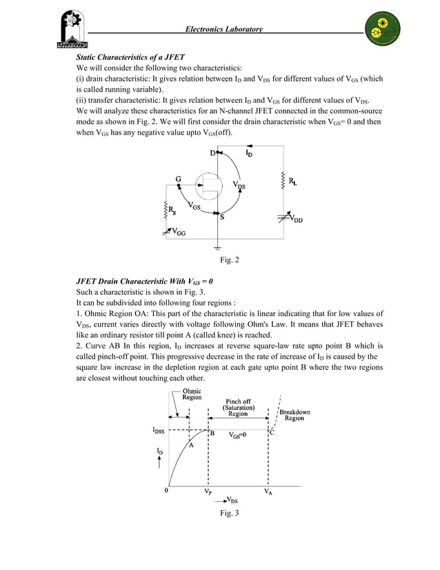 Field effect transistor (fet) | PDF
