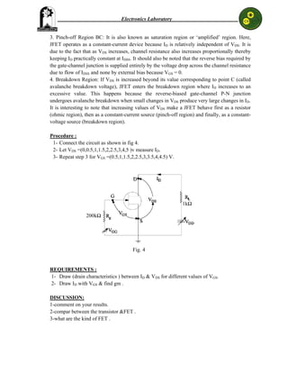 Field effect transistor (fet) | PDF
