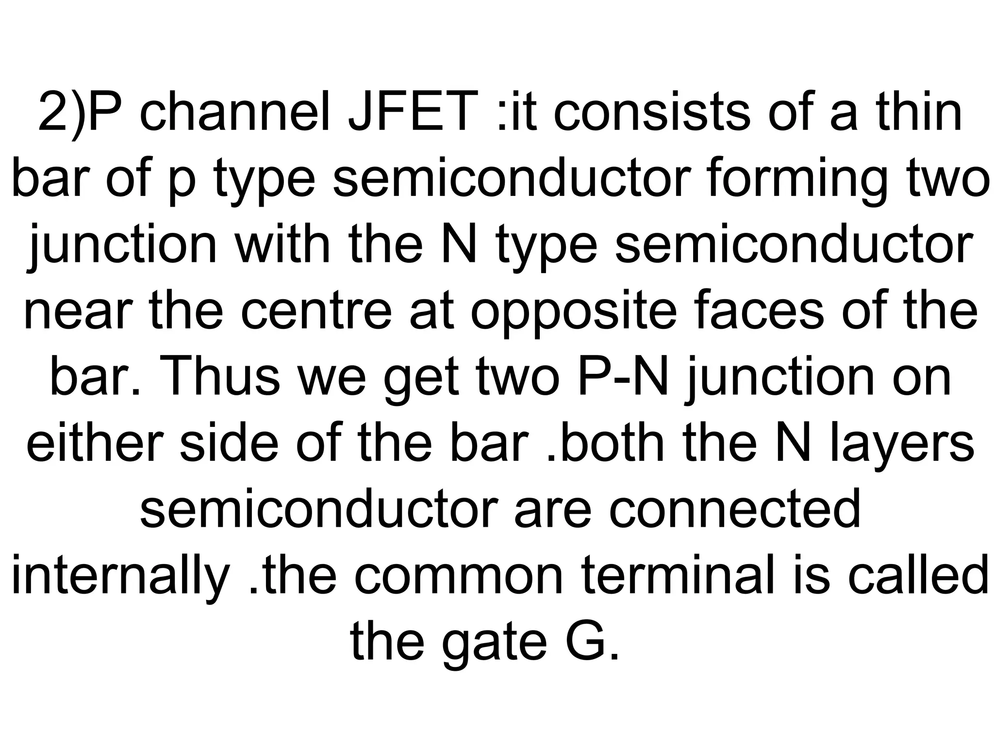 Field Effect Transistor Fet Ppt