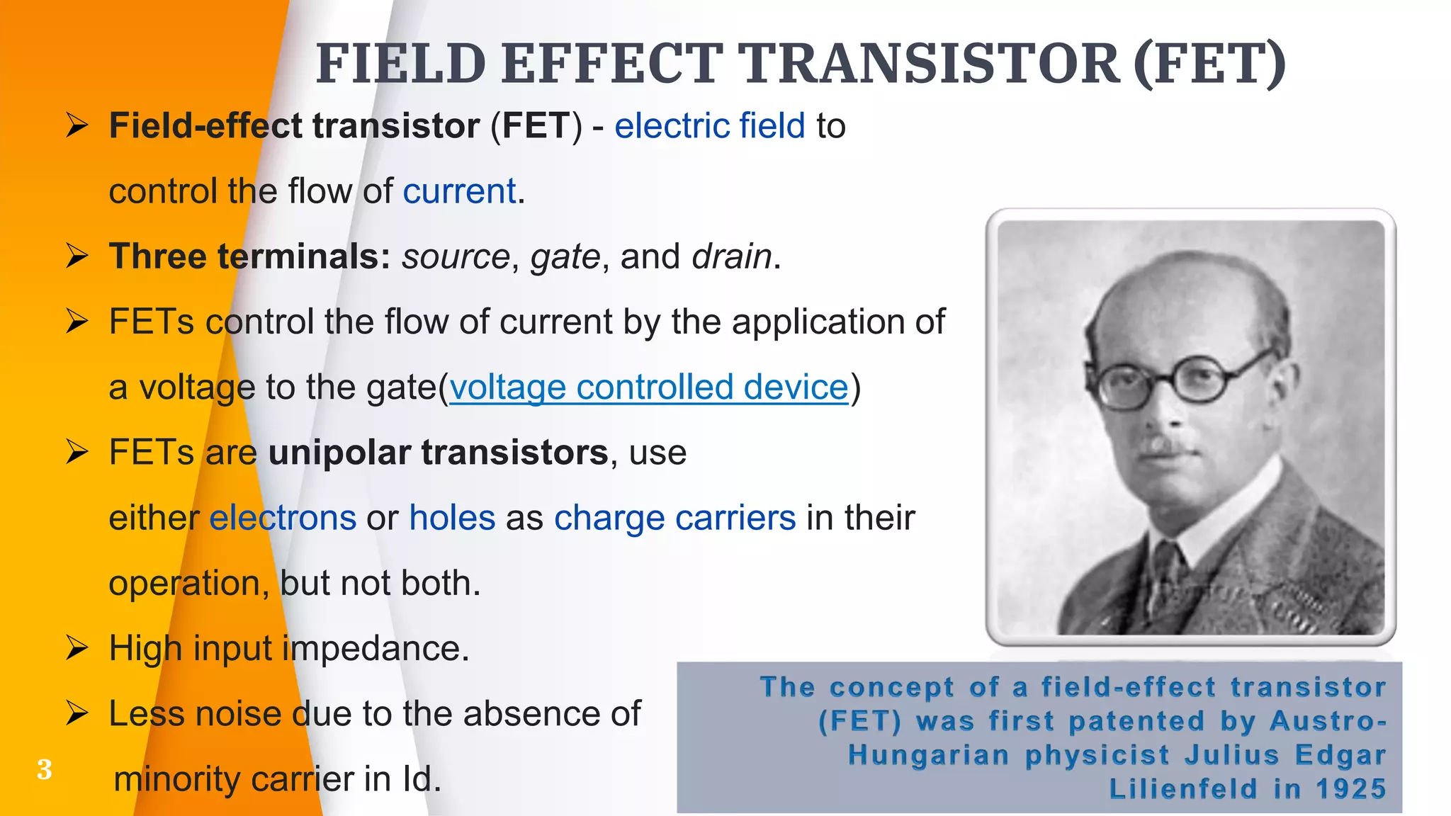 Field effect transistors | PPT