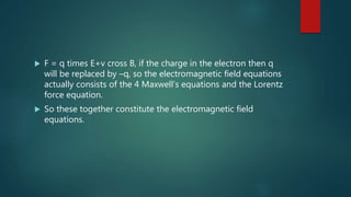 Electromagnetic Field Equations | PPT
