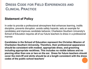 Field experience orientation | PPTX