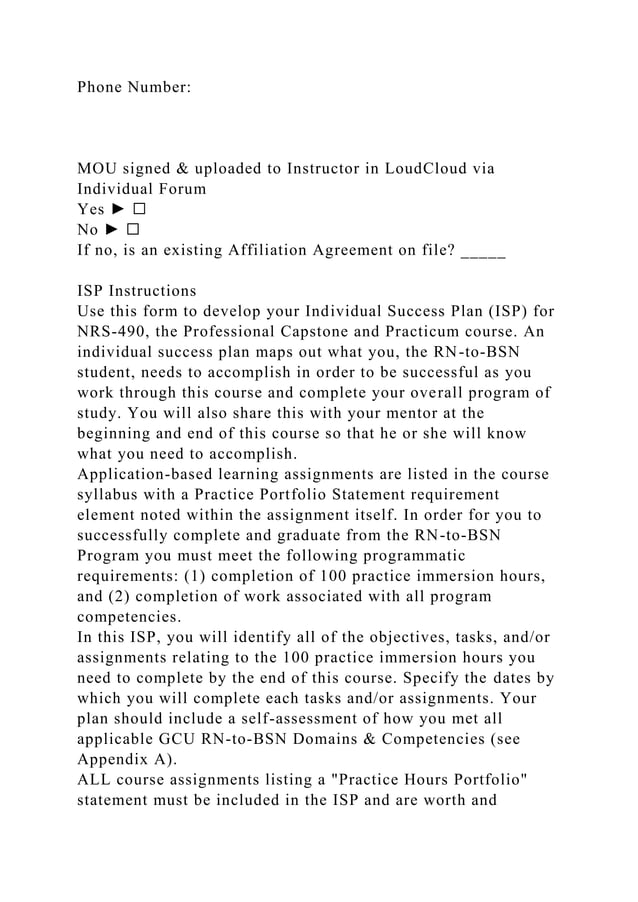 FIELD EXPERIENCE SITE INFORMATION FORMStudent Name Studen.docx | Professional School ...