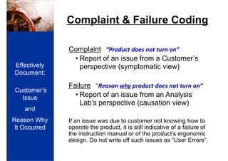 Field failure analysis using root cause pattern diagrams | PDF