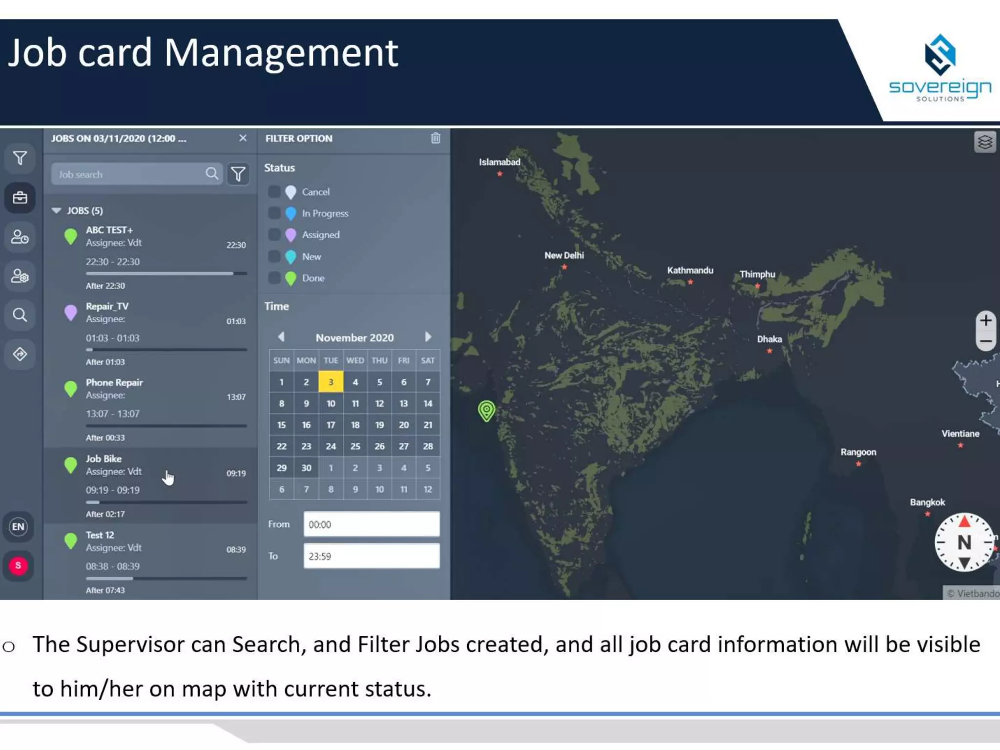Sovereign Solutions - Field force management system | PPTX