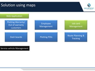 Sovereign Solutions - Field force management system | PPTX