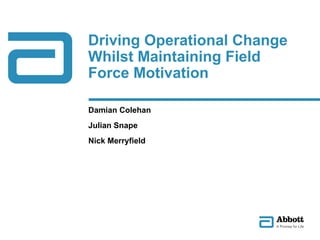 Field force motivation | PPT