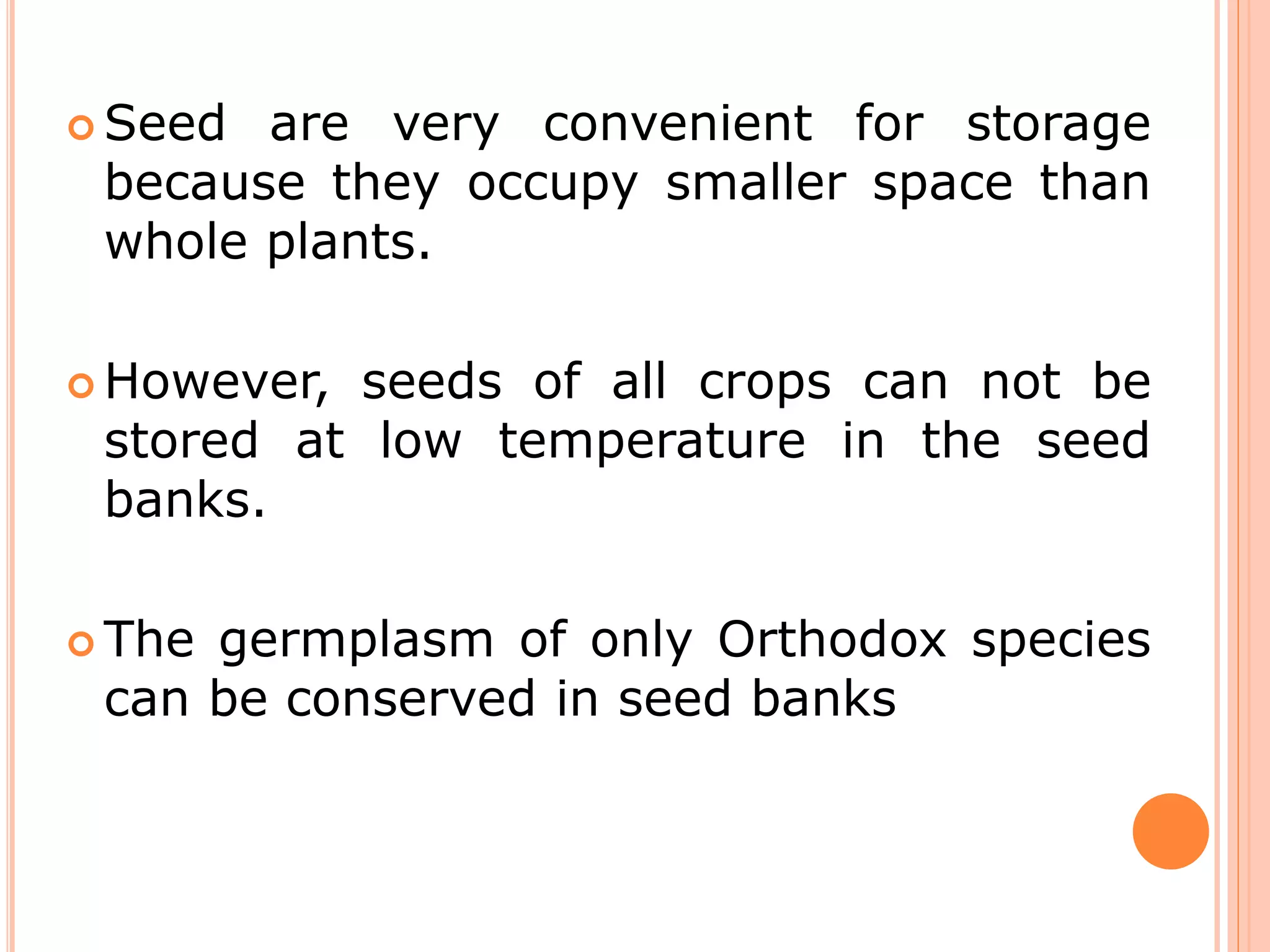Field gene bank and seed bank bhavubha | PPTX
