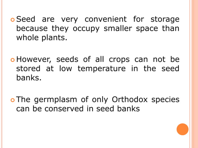 Field gene bank and seed bank bhavubha | PPTX
