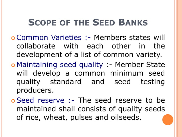 Field gene bank and seed bank bhavubha | PPTX