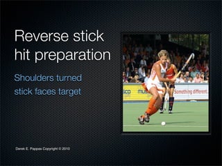 Field hockey play book reverse stick hit | PPT