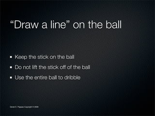 Field hockey playbook dribbling | PPT