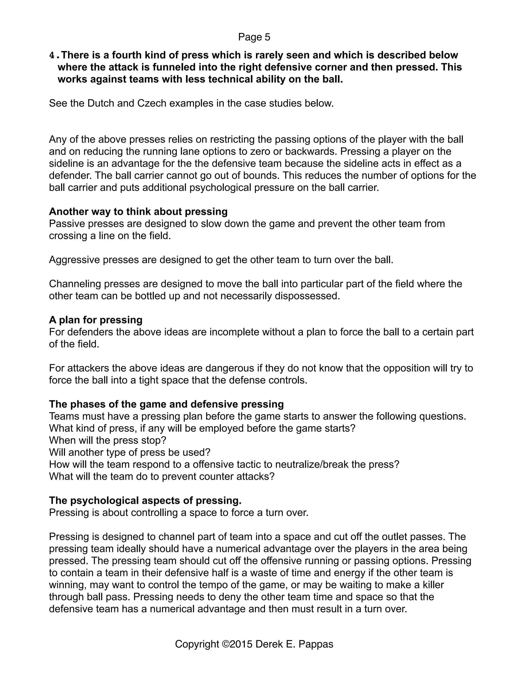 Field hockey pressing | PDF