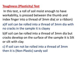 Field identification tests | PPTX