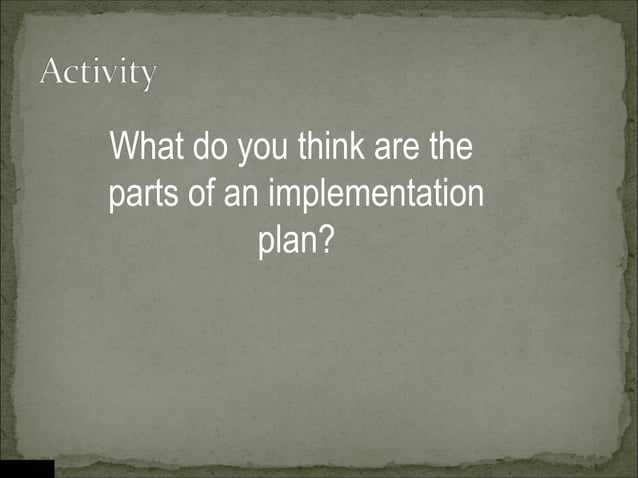 Field Implementation Plan on Quality Management System (QMS) | PPT