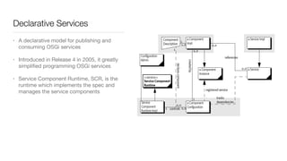 Field injection, type safe configuration, and more new goodies in Declarative Services | PPT