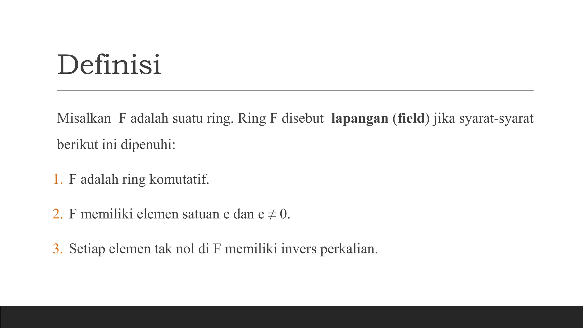 File lapangan terbaru materii matematika | PPTX