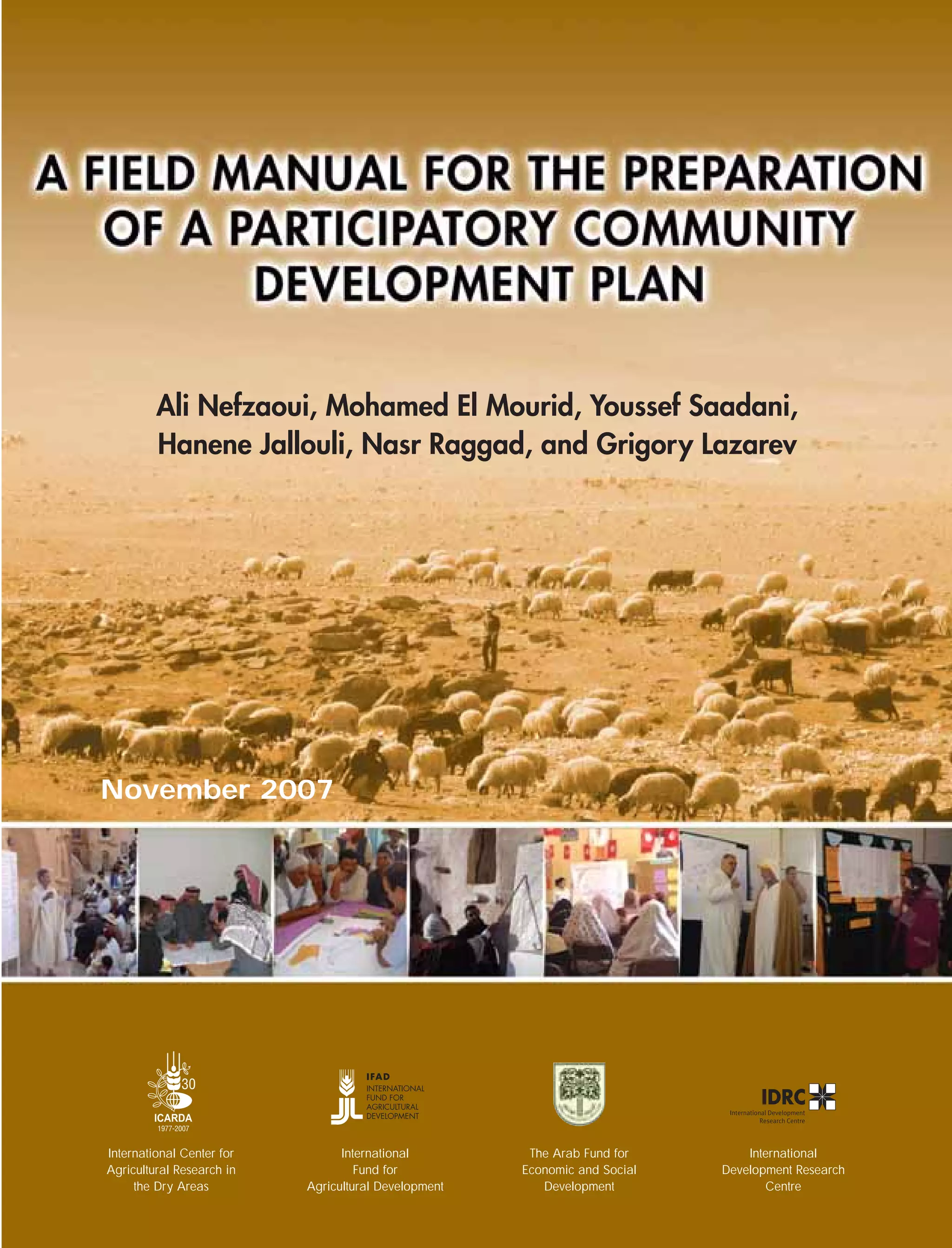 A Field Manual for the Preparation of a Participatory Community ...