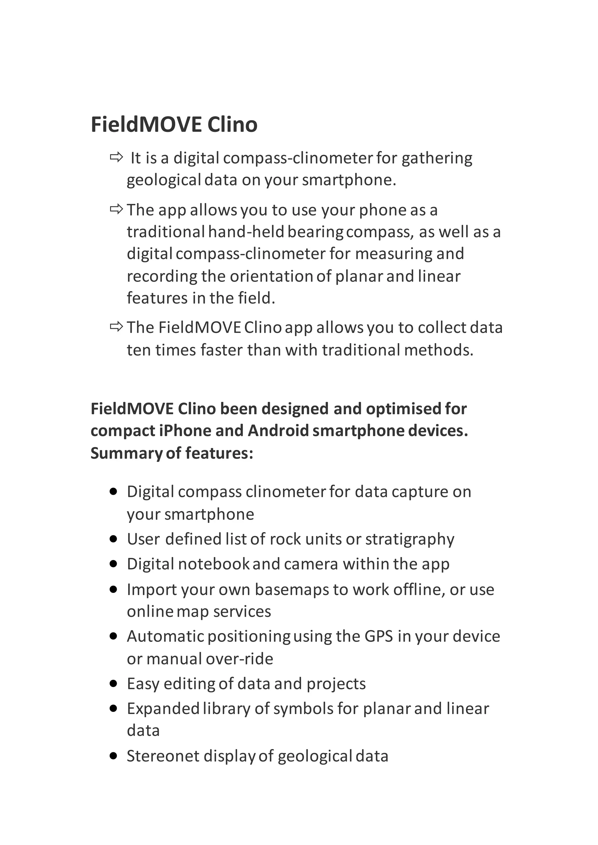 Field move clino | DOCX
