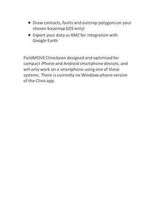 Field move clino | DOCX