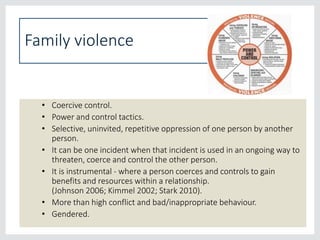 Negotiating under the shadow of domestic violence - Rachel Field | PPT