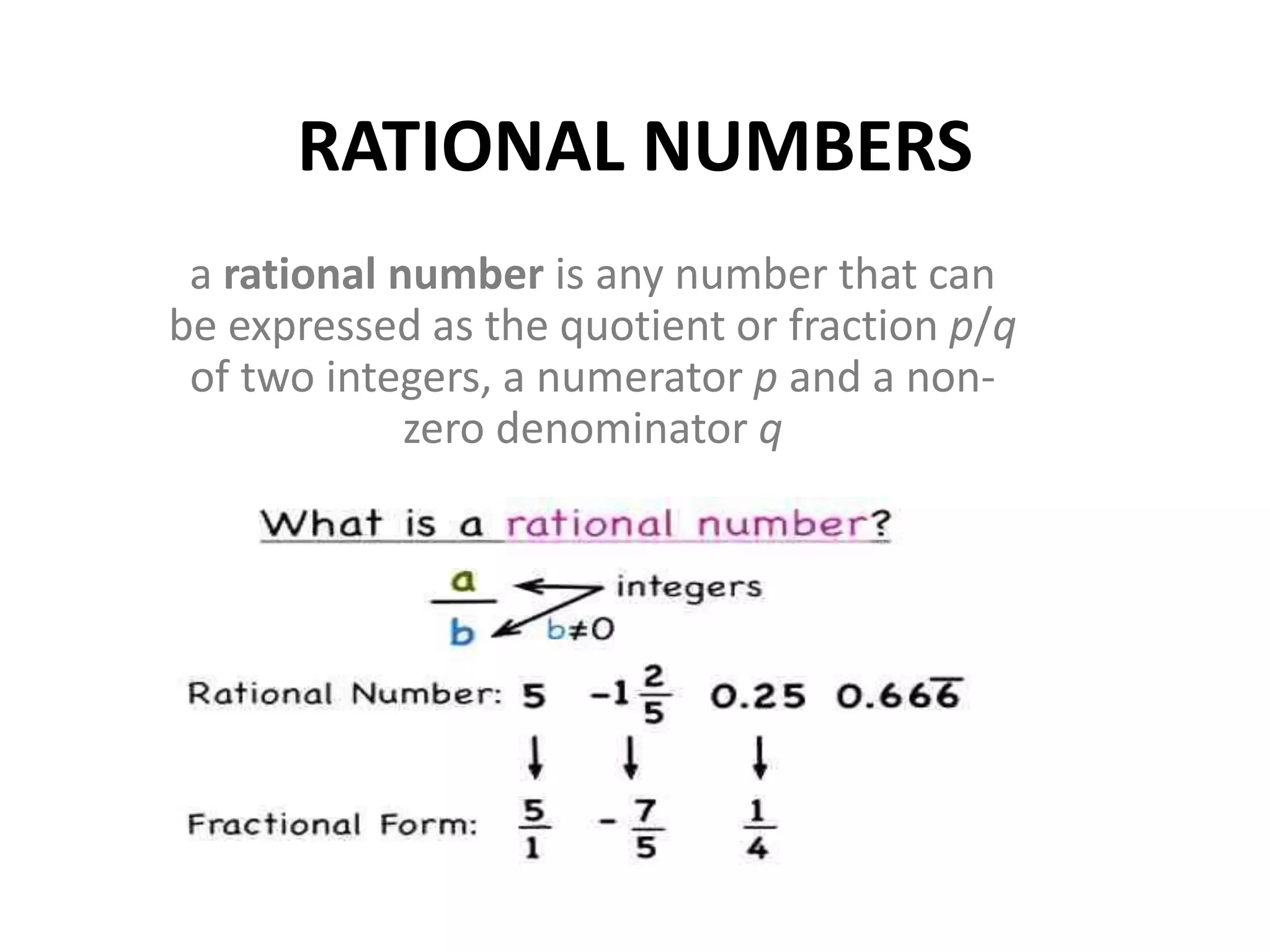 Field of rational numbers | PPTX