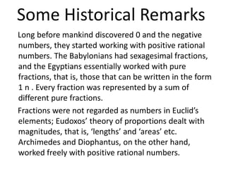 Field of rational numbers | PPT