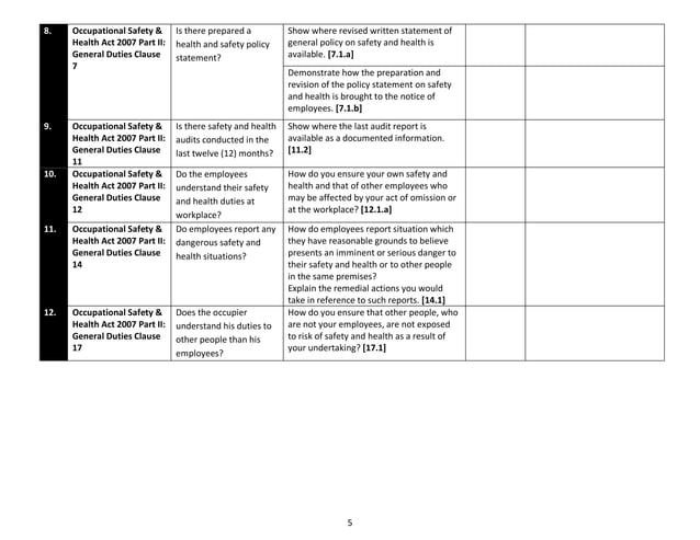 Field Operation OSH Management System Checklist.pdf