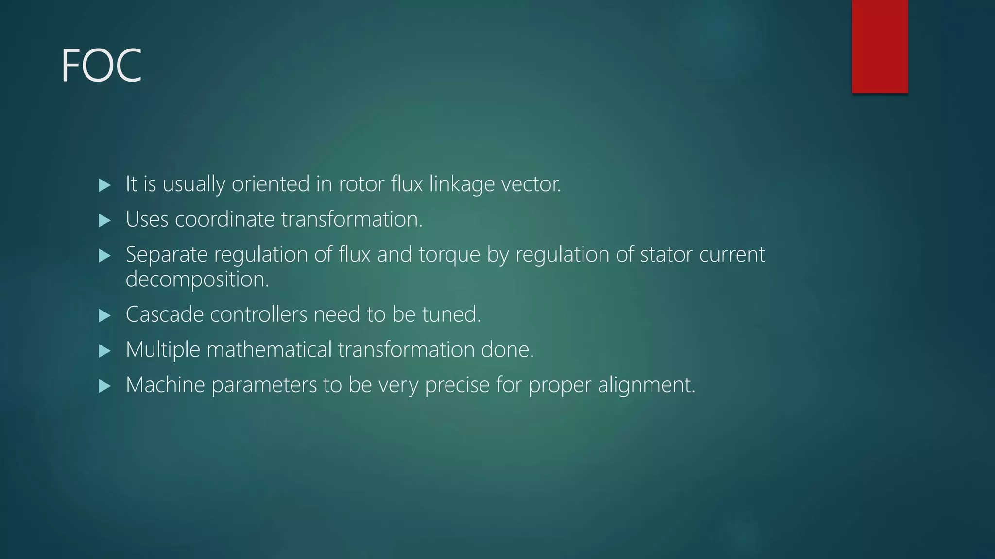 Field Oriented Control Of Induction Motor Based On Pptx Physics