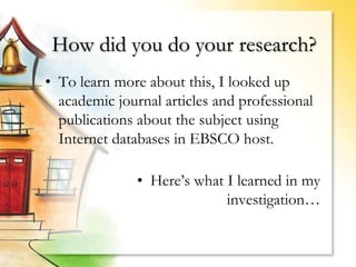 Field Experience Reflection | PPTX