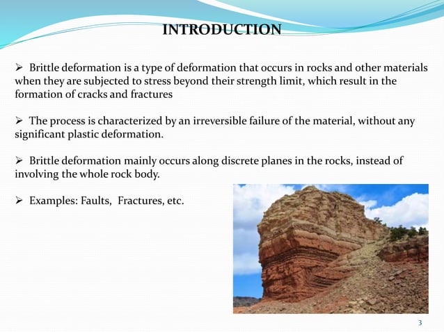 Mechanism and kinematics of brittle deformation.pptx | Geology | Science