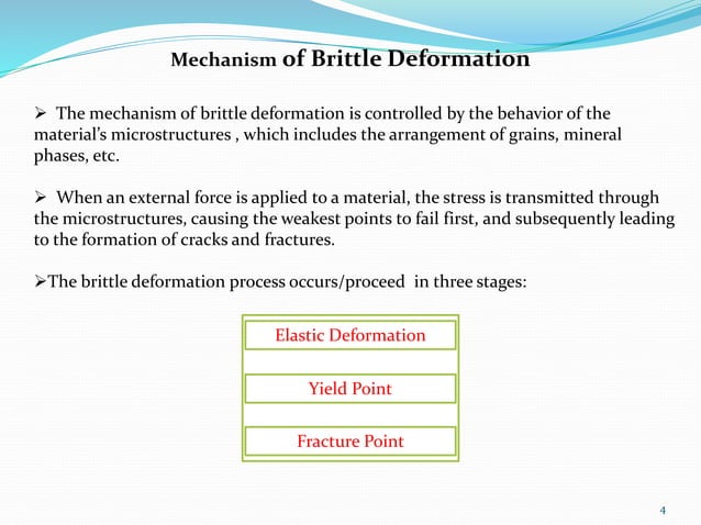 Mechanism and kinematics of brittle deformation.pptx | Geology | Science