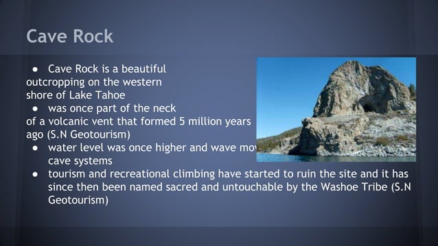 Field presentation lake tahoe | PPTX | Geology | Science