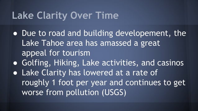 Field presentation lake tahoe | PPTX | Geology | Science