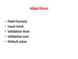 Field properties | PPTX