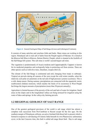Geological Field report on Salt Range and Hazara Area | PDF