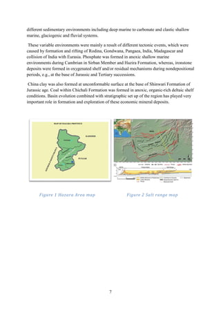 Geological Field report on Salt Range and Hazara Area | PDF