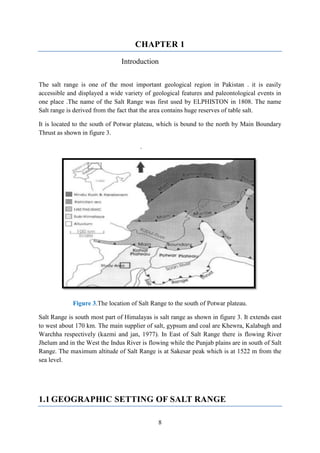 Geological Field report on Salt Range and Hazara Area | PDF