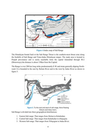 Geological Field report on Salt Range and Hazara Area | PDF