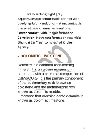 Field report of swabi area | PDF | Geology | Science