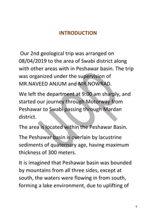 Field report of swabi area | PDF