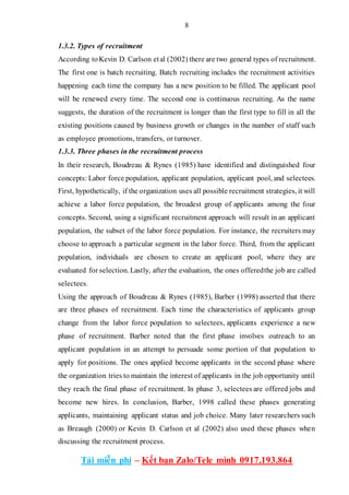 Field Report Recruitment Procedure At Sconnect Limited Company.docx