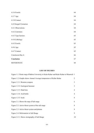 Field Report Salt Range | PDF
