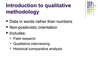 Field research | PPT